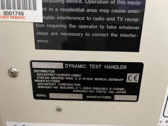 2000 Advantest M6751A Test Handler in Asia