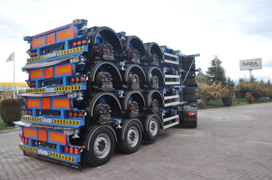 HIGH CUBE EXTENDABLE CONTAINER CHASSIS in Konya, Turkey