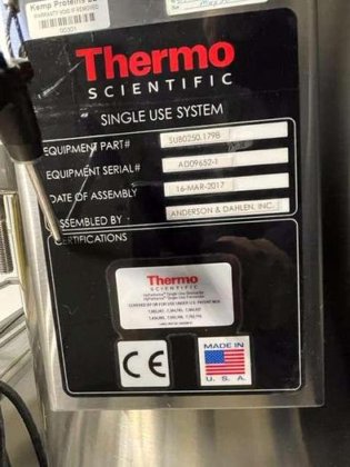 Thermo Scientific Single-Use Bioreactor System HyClone 250L in ...