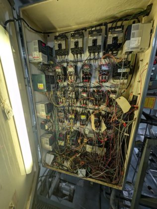 Plastic control cabinet with vfds in Fennville, MI, USA