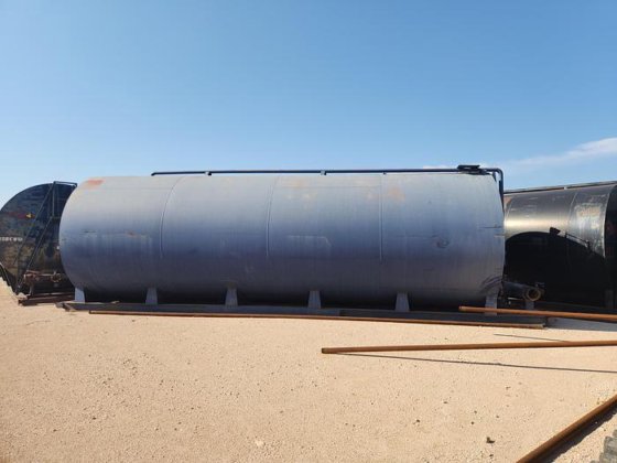 500 BBL Round Skid Tanks in Midland, TX, USA