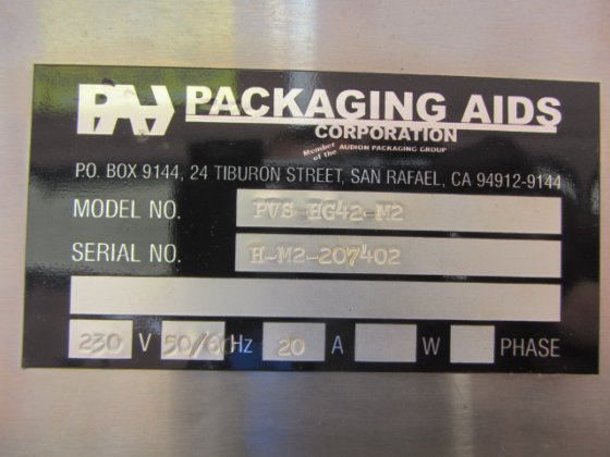 PACKAGING AIDS CORP Bag Sealer Vacuum Sealer in Farmingdale, NY, USA