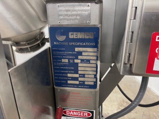 2 Cu. Ft. GEMCO Slant Cone Blender in Farmingdale, NY, USA