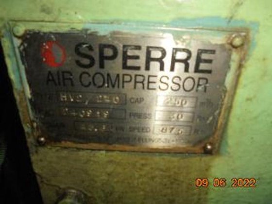 SPERRE HV2/240 AIR COMPRESSOR in India