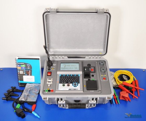 Metrel MI 3321 MultiServicerXA PAT Tester Insulation Resistance HiPot ...