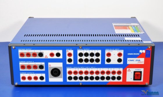 Omicron CMC 256Plus Relay Test Set 3 Phase Relay Tester NIST Calibrated ...