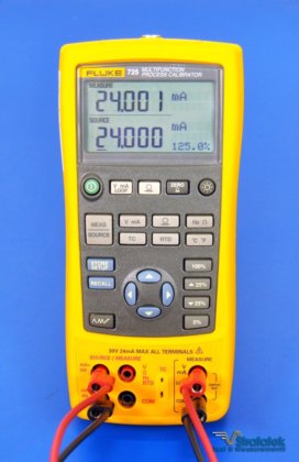Fluke 725 Multifunction Process Calibrator - NIST Calibrated with Data ...