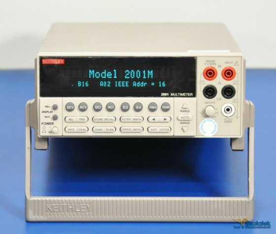 Keithley 2001 7 1/2 Digit Multimeter 7.5 Digit DMM - NIST Calibrated ...
