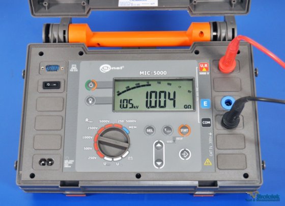 Sonel MIC-5000 5kV Insulation Resistance Tester MegohmMeter NIST ...