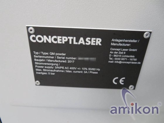 Concept Laser M2 cusing Multilaser 400W with accessories in Borken ...