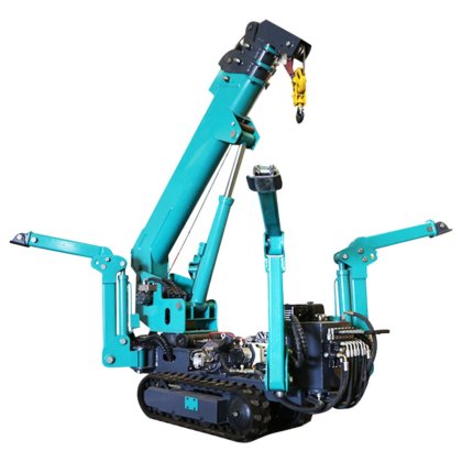 Basement 1.2t Knuckle Boom Spider Crawler Jib Crane Hoist Cranes ...