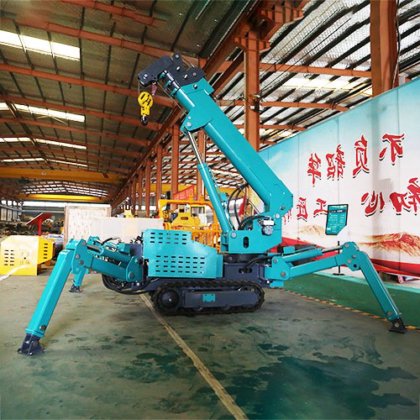 Hottest Factory Spider Crane Telescopic Boom Multi-function Rotating ...