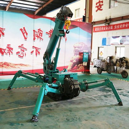 Hottest Factory Spider Crane Telescopic Boom Multi-function Rotating ...