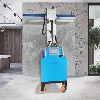 Automatic Rendering Machine Semi-Automatic Stucco Wall Plastering ...