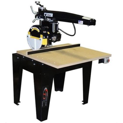 Original Saw Radial Arm Saw with 12" Blade and 24" Crosscut, 3HP 1 ...