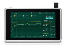 Extech RH550 Humidity/Temperature Chart Recorder with touchscreen in ...