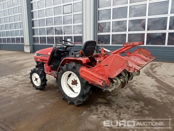 Mitsubishi MT155 4WD Compact Tractor, Rotovator in Dromore, United Kingdom