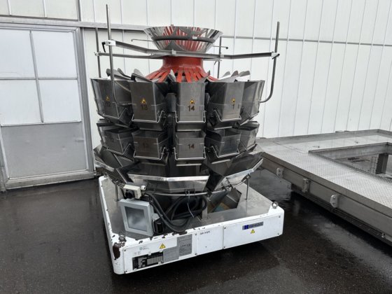 Ishida Multihead weigher with 14 heads in Rotterdam, Netherlands