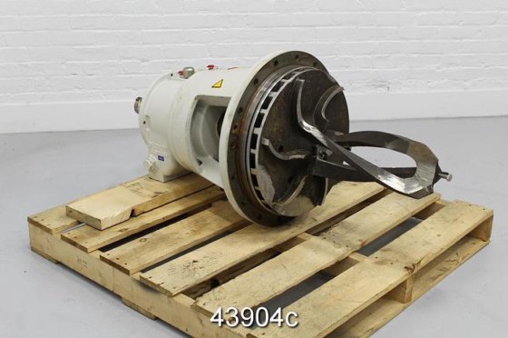 Sulzer MCA32-4 MC Pump Powerend, 3-Vane 18.125" Satinless Steel Inducer ...