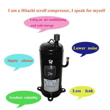 Hitachi Scroll Refrigeration Compressor for cold room 403DH-64C2 in ...