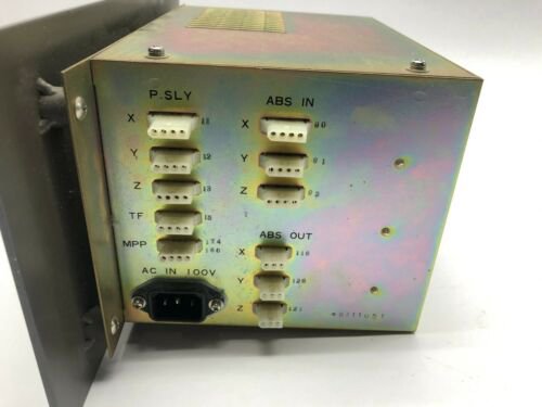 Mitutoyo CMM Machine X, Y, Z Axis Power Supply Control Module ABS In ...