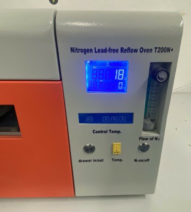 Lead-free reflux nitrogen soldering technology T200N + torch reflow ...