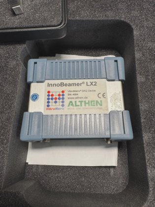 LX2 InnoBeamer VibroMatrix Althen vibration measurement system + 1x ...