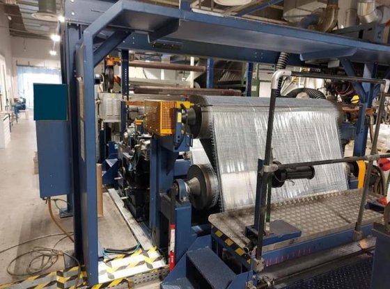 SML STARLINGER CONVERTING MACHINE, EXTRUSION LAMINATION, YEAR 2000 ...