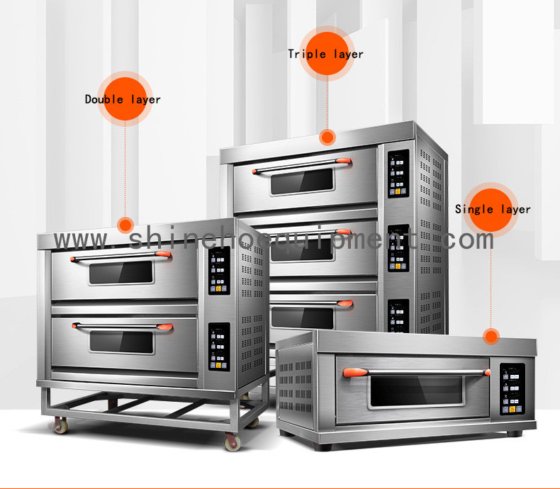 Bakery Equipment Commercial Gas Rotary/Desk Oven 12 Trays Electric ...