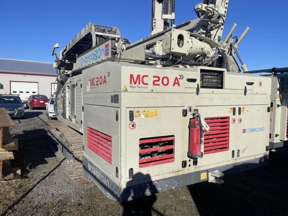 Comacchio MC20A multipurpose drilling rig in Lacombe, Alberta, Canada