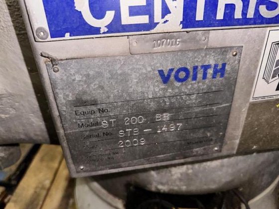 Voith Bird ST200 Centrisorter Screen in Minneapolis, MN, USA