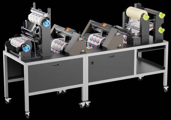 DLF-350L Dual Plotter Digital Label Finisher in Warwick, United Kingdom