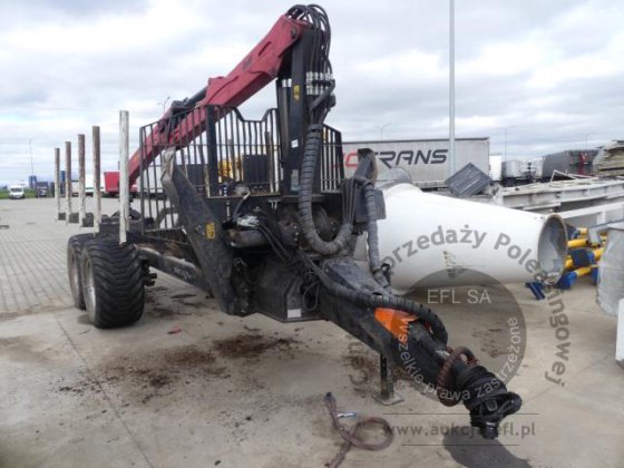 2022 Self-loading trailer for timber transportation in Magnice, Poland