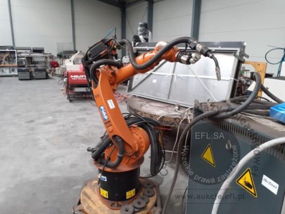 Welding station with KUKA KR 16 robot in Magnice, Poland