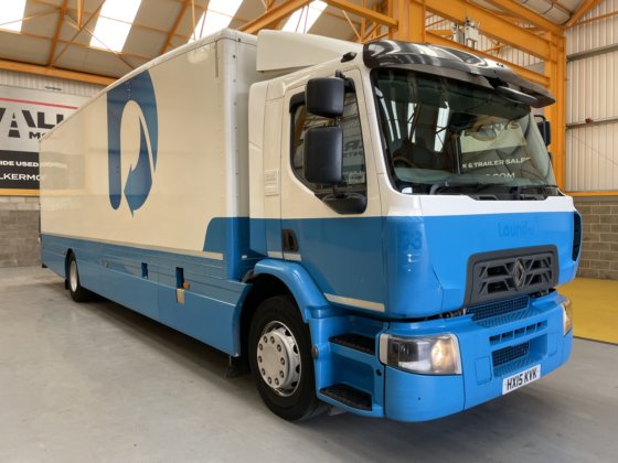 2015 RENAULT D18 WIDE 15 TONNE EURO 6 , 4X2 STREAMLINE BOX BODY in Long ...