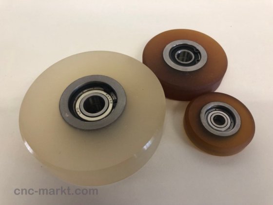 Guide rollers / rollers for bar feeder / bar feeder magazine in ...