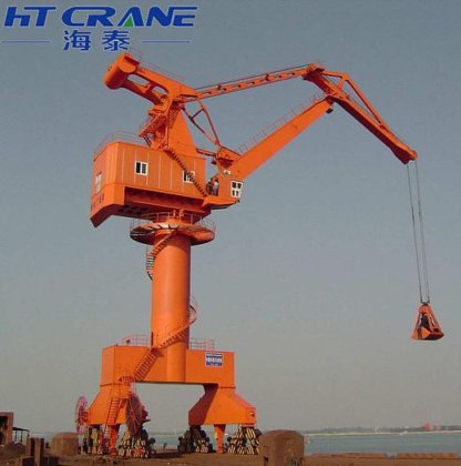 Shipyard jib portal slewing crane harbor container portal crane dock ...