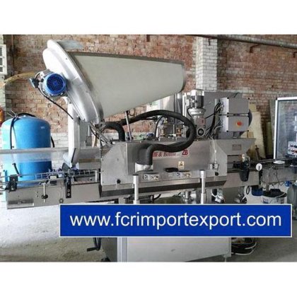 LINEAR CAPPING MACHINE Zilli & Bellini model IT 100 with ROTATING CAPS ...