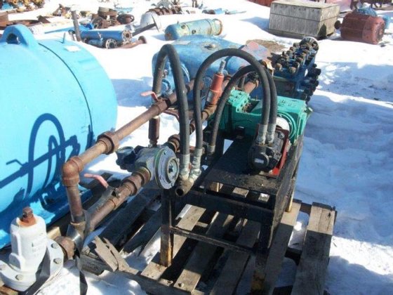 Kerr KZ1000 Triplex Pump in Neilburg, Saskatchewan, Canada