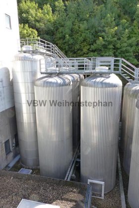 Cylindro-conical fermentation and storage tank (CCT, 6 tanks) in ...