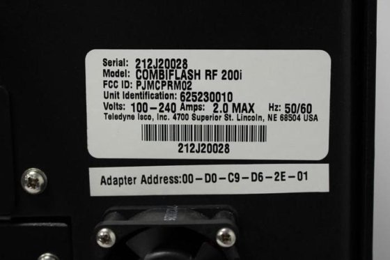 Teledyne CombiFlash RF 200i Flash Chromatography System Pred Rf+ Lumen ...