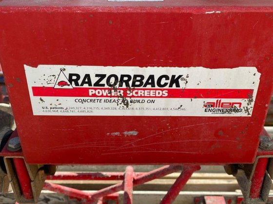 2000 ALLEN Razorback Screed in Kaukauna, WI, USA