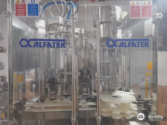 Complete Bottling Line Alfatek 2018 Filling Monoblock in Fumane, Italy
