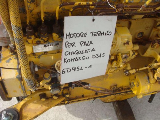 Internal combustion engine for Komatsu D31S 6D95L-1 in La Botte, Italy