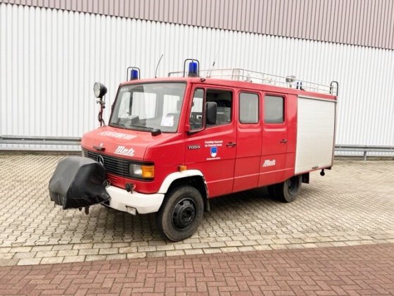 Gebruikte 1988 Mercedes-Benz 709 D 4x2 Doka, LF 8 in Oudenburg, België