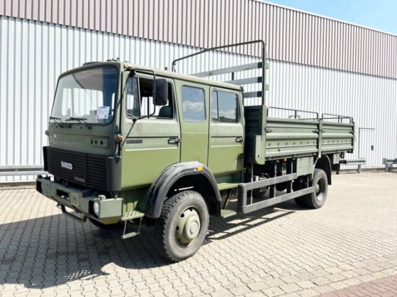 1990 Iveco-Magirus 110-17 WA 4x4 Doka, Pritsche in Oudenburg, Belgium