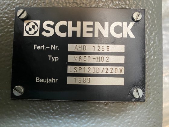 Schenck Balancing Machine in İstanbul, Turkey