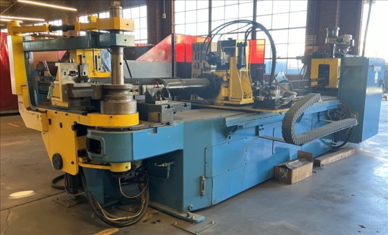 2002 Pines 100 3-Axis CNC Horizontal Type Multi Stack Tube Bender in Elk Grove Village, IL, USA