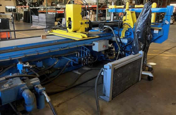 2002 Pines 100 3-Axis CNC Horizontal Type Multi Stack Tube Bender in Elk Grove Village, IL, USA