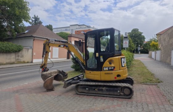 2017 CAT 303.5 E year in Prague, Czech Republic